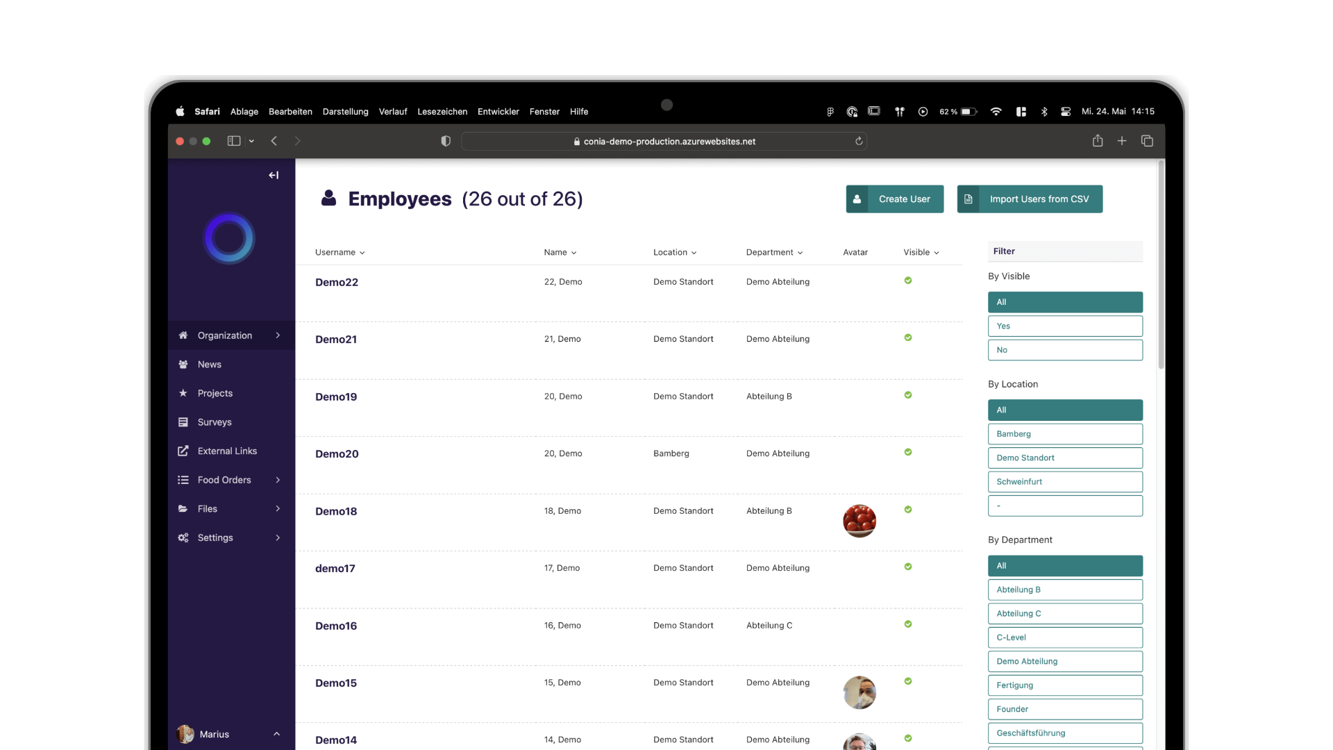 Mitarbeiter-App, Mitarbeiterapp, Unternehmenskommunikation
